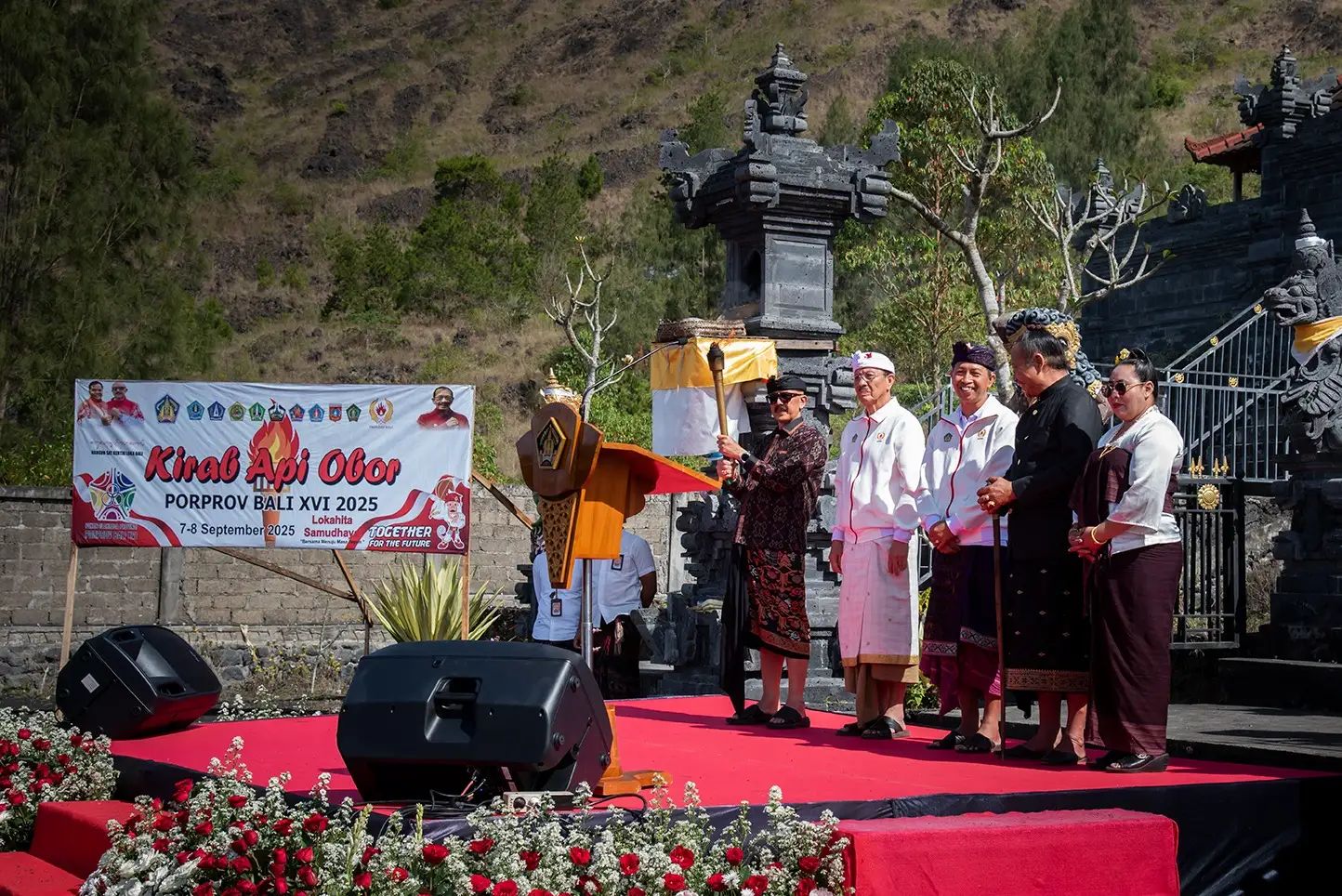 Kirab Api Porprov Bali XVI Dimulai dari Bangli, Kobarkan Semangat ...